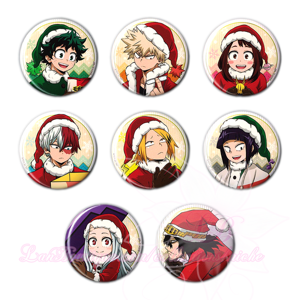 My Hero Academia Merry! Christmas! Character Badge Collection – Lan ...